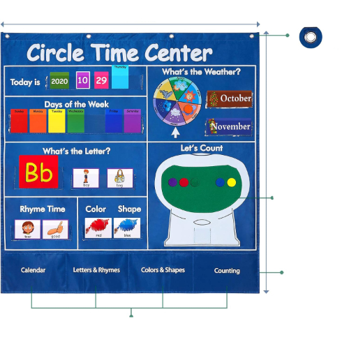 Circle Time Center Calender - Teaching aids and developing skills and ...